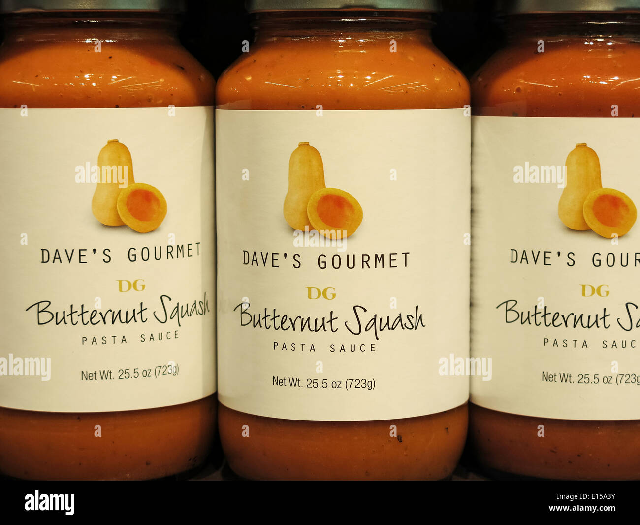 Gourmet grocery store supermarket food display sale hi-res stock ...