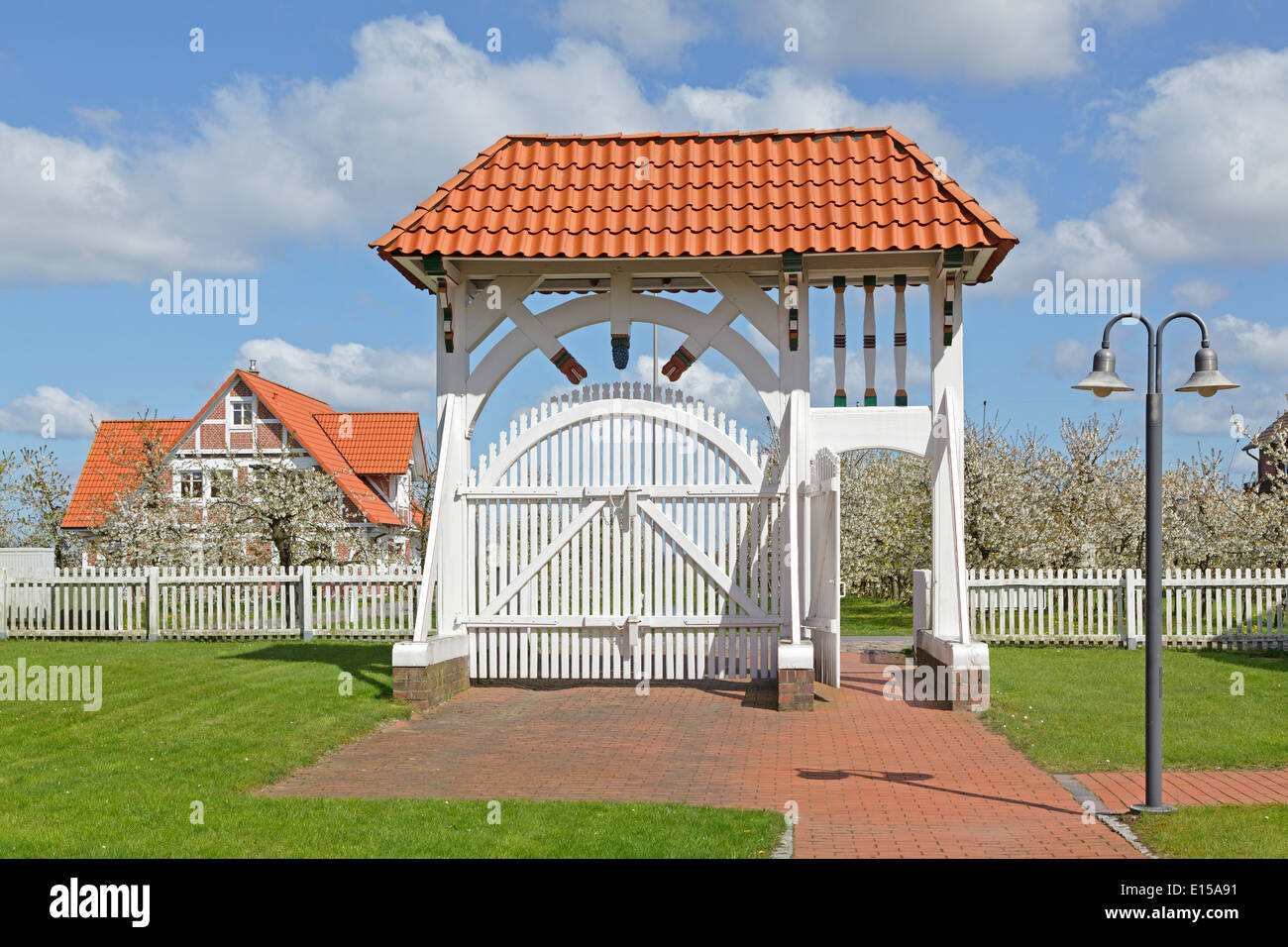 entrance to Museum Altes Land, Jork, Altes Land (Old Country), Lower ...
