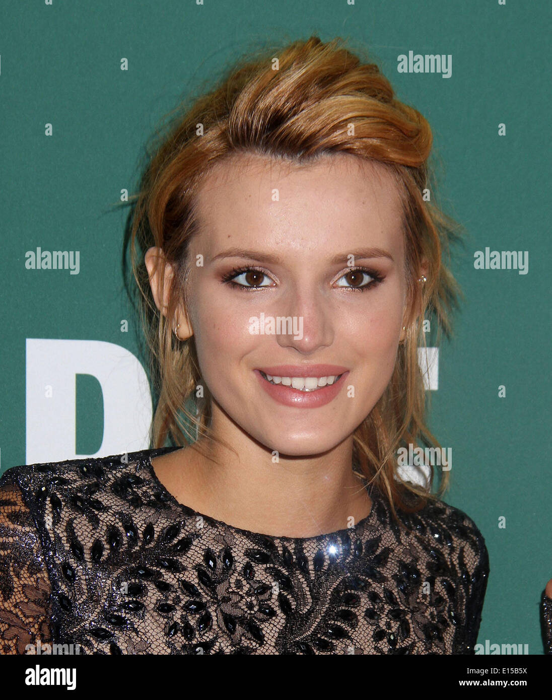 New York, New York, USA. 22nd May, 2014. Actress BELLA THORNE attends a ...