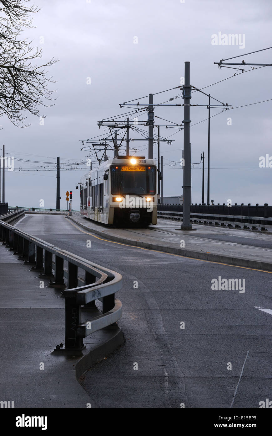 The Steel Bridge in Portland Oregon is used for the mass transit system ...