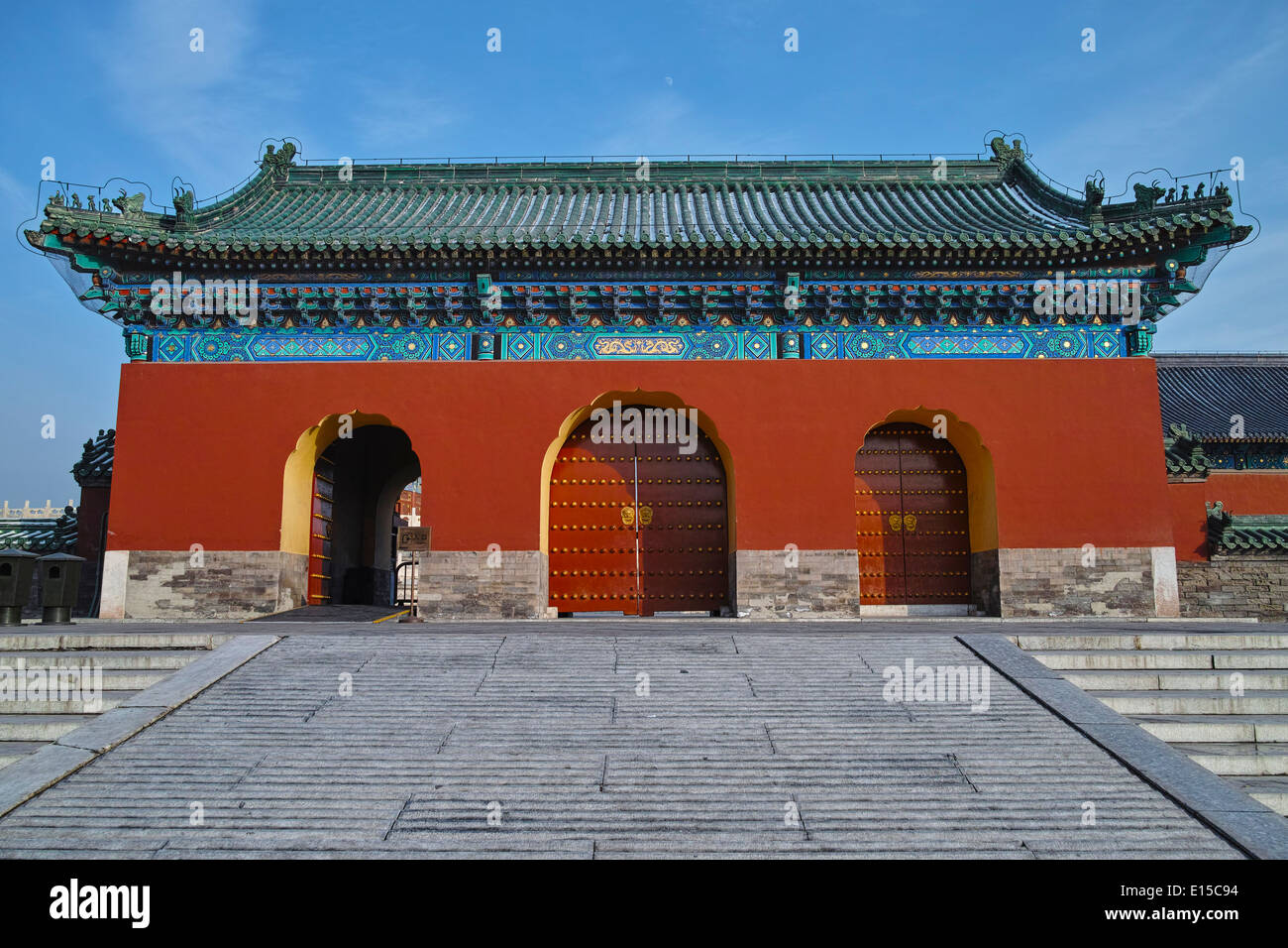 Ancient buildings in Temple of Heaven, Beijing Stock Photo - Alamy