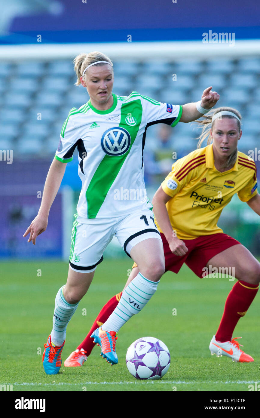 Lisbon, Portugal. 22nd May, 2014. Alexandra Popp (Wolfsburg) Football ...