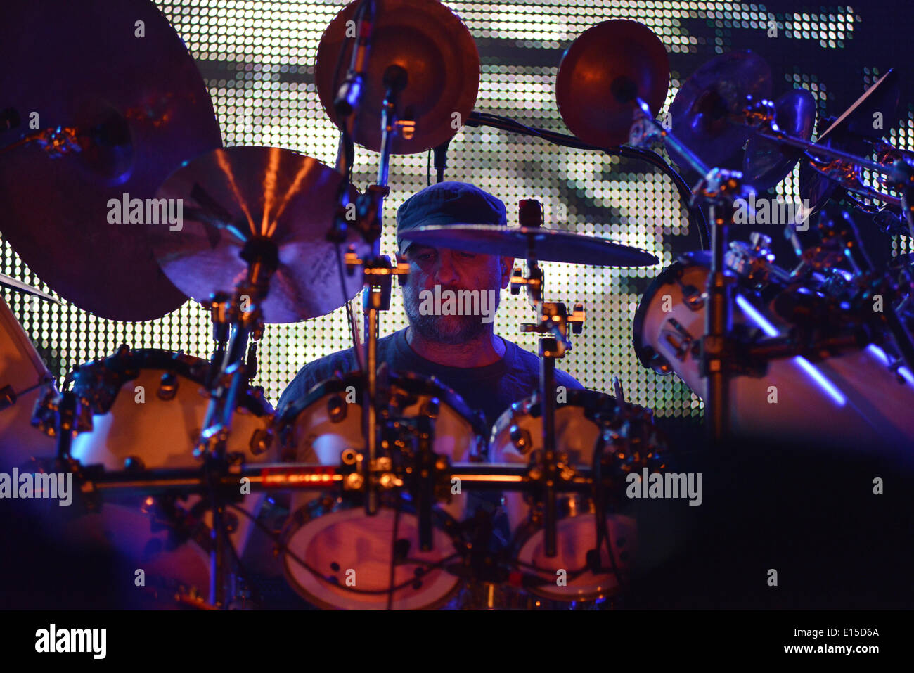 Portsmouth, Virginia, USA. 21st May, 2014. Drummer TIM LEXANDER aka ...