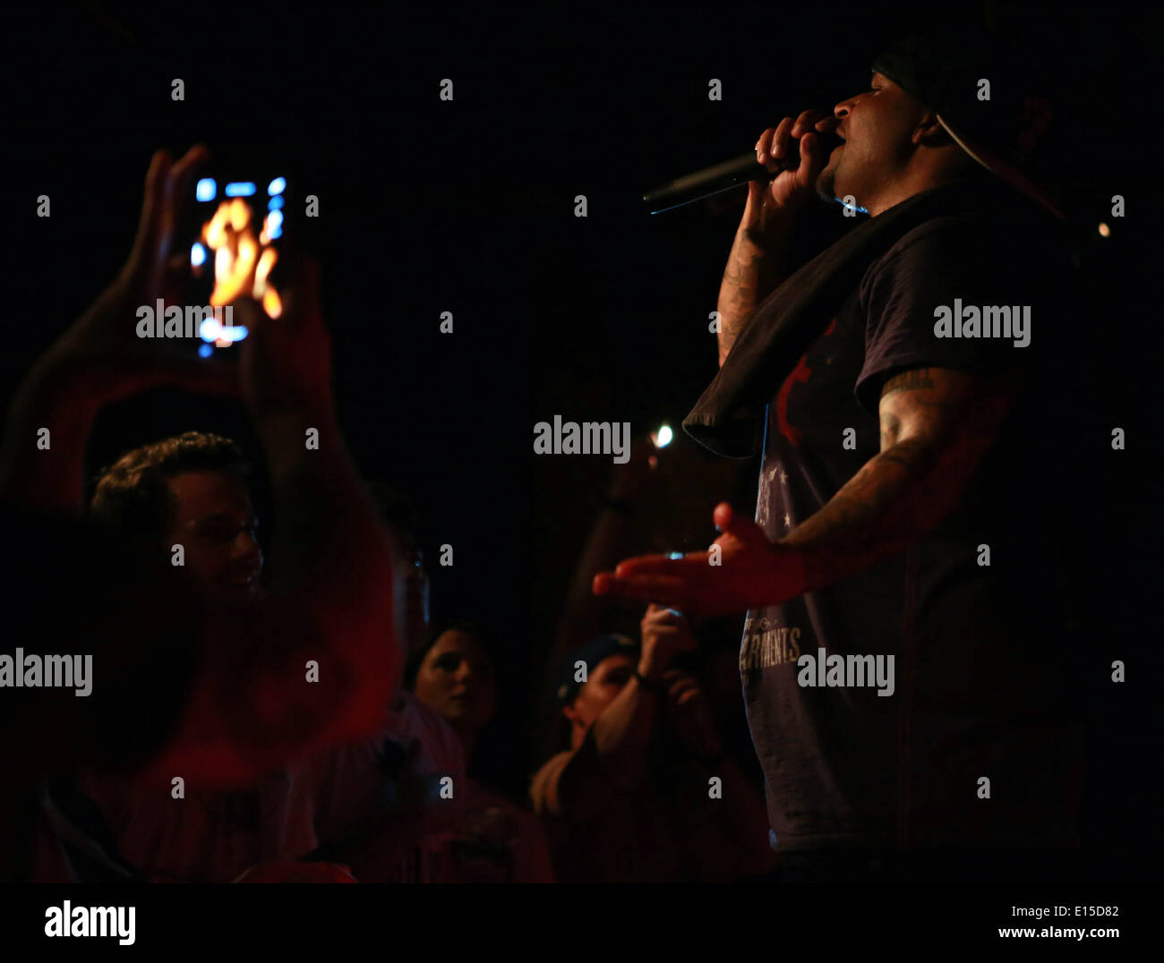 Frankfurt, Germany. 22nd May, 2014. German Rap-singer Olli Banjo ...
