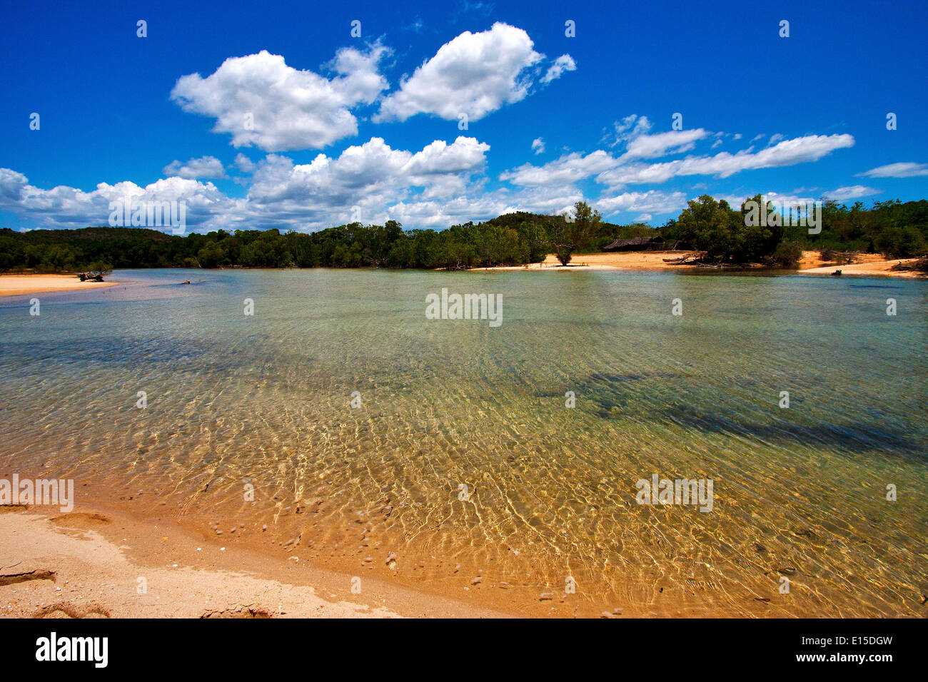 in the blue lagoon relax and bush in madagascar coastline nosy iranja ...