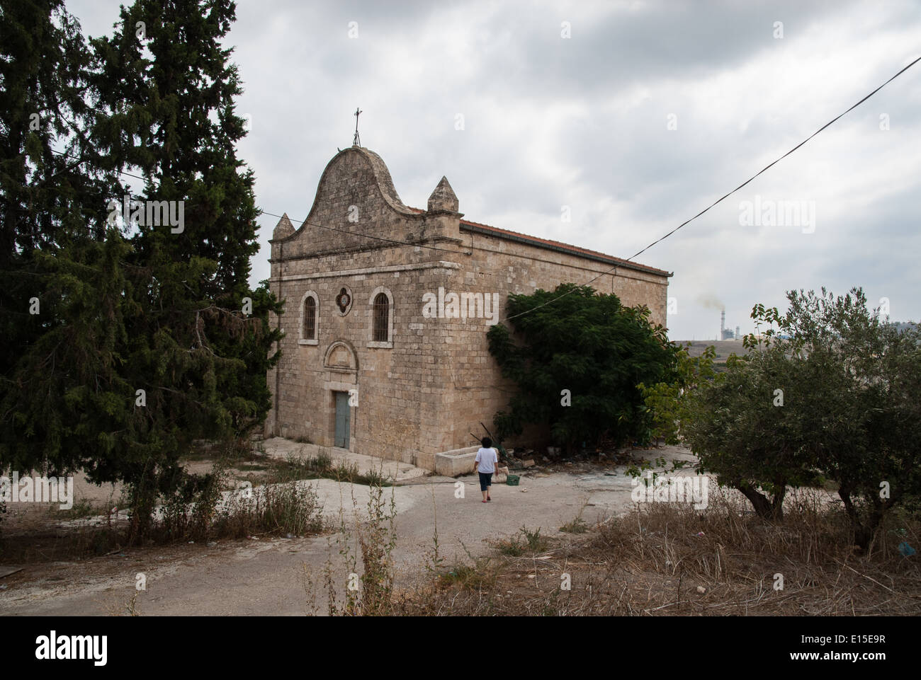 Church of Nain in Palestine Stock Photo - Alamy