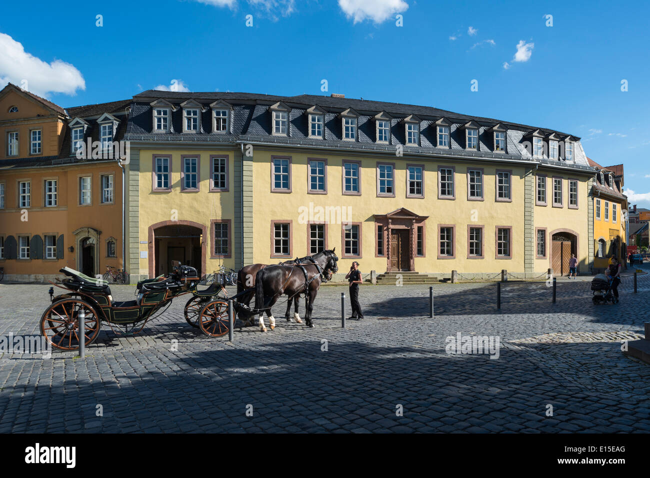 Germany, Thuringia, Weimar, Goethe House at Frauenplan Stock Photo - Alamy