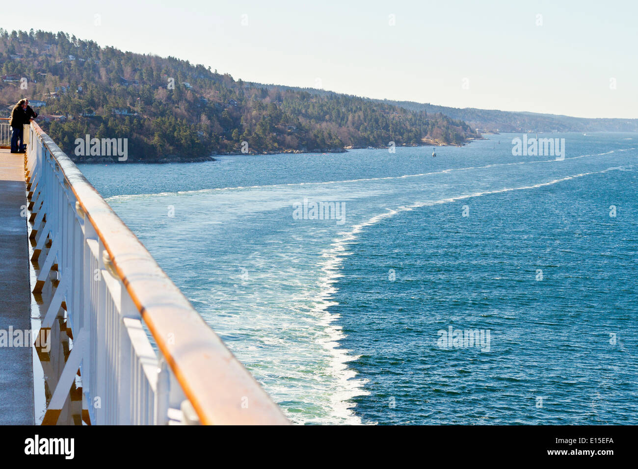 Scandinavia, Norway, Oslo, Coast, Ship, Railing Stock Photo - Alamy