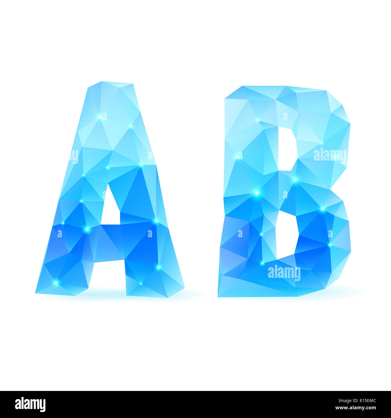 Crystal font hi-res stock photography and images - Alamy