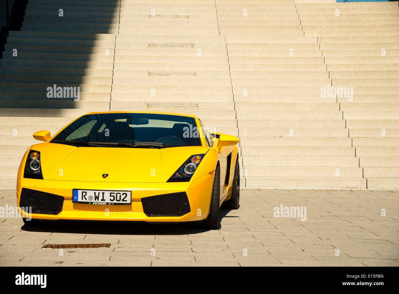 Lamborghini front view hi-res stock photography and images - Alamy