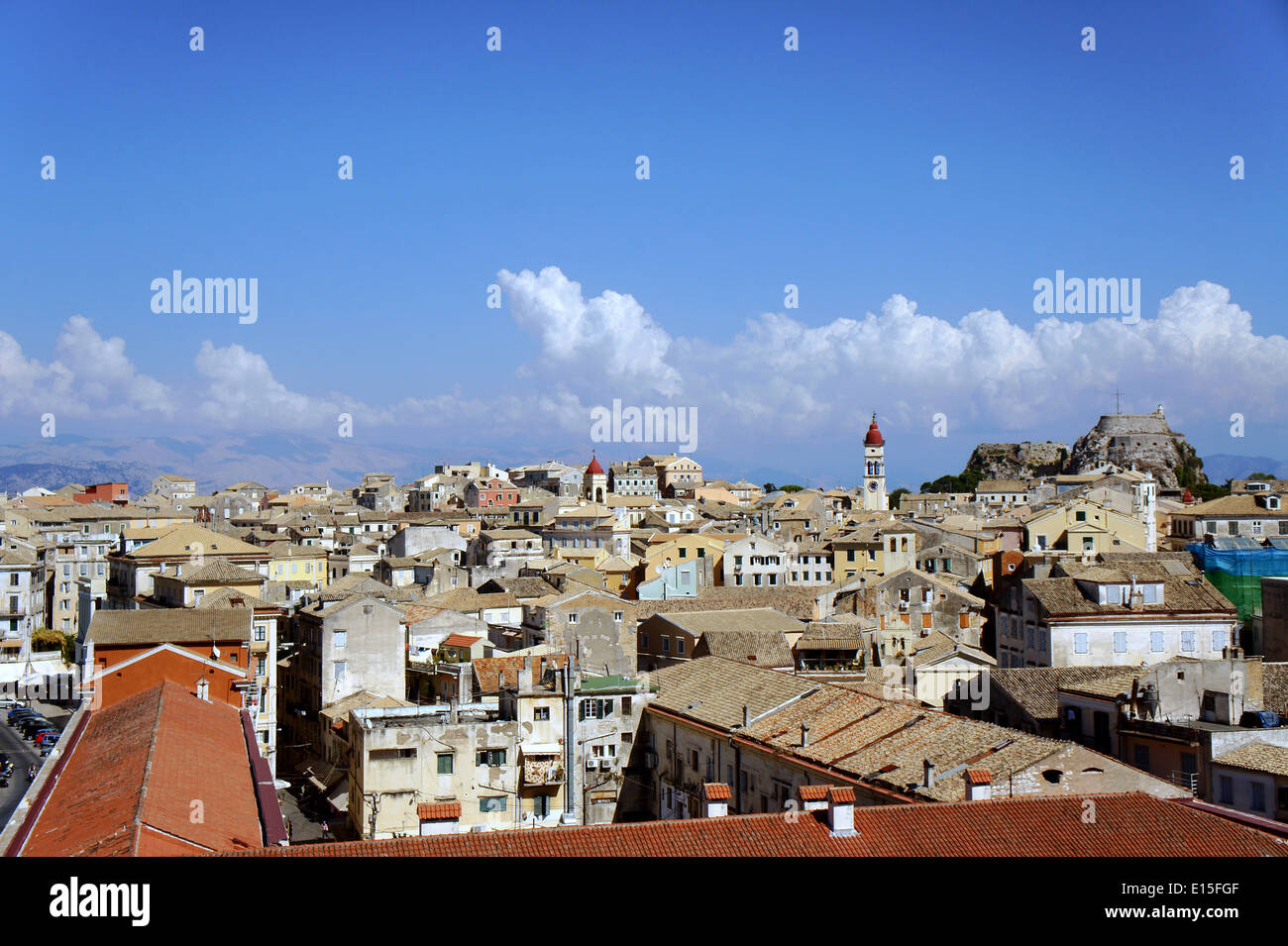 Old town on the island of Corfu, Greece Stock Photo - Alamy