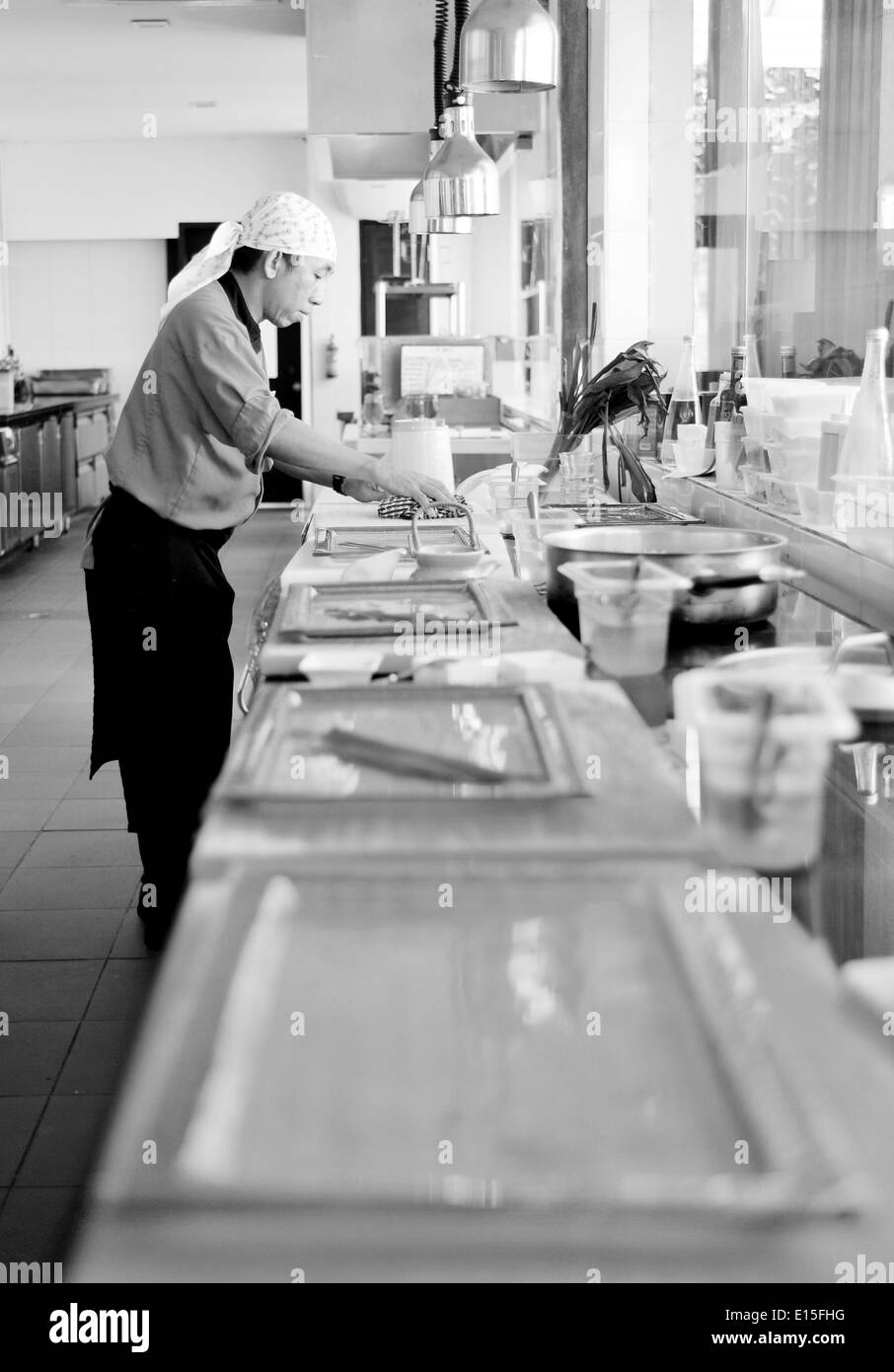 Getting busy Black and White Stock Photos & Images - Alamy