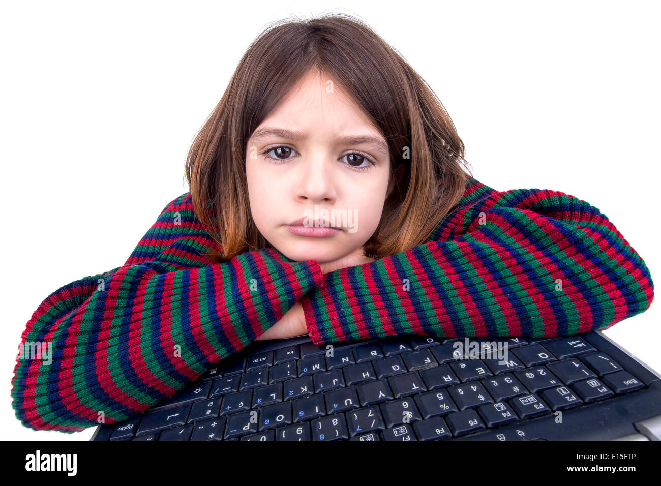 Angry girl computer hi-res stock photography and images - Alamy