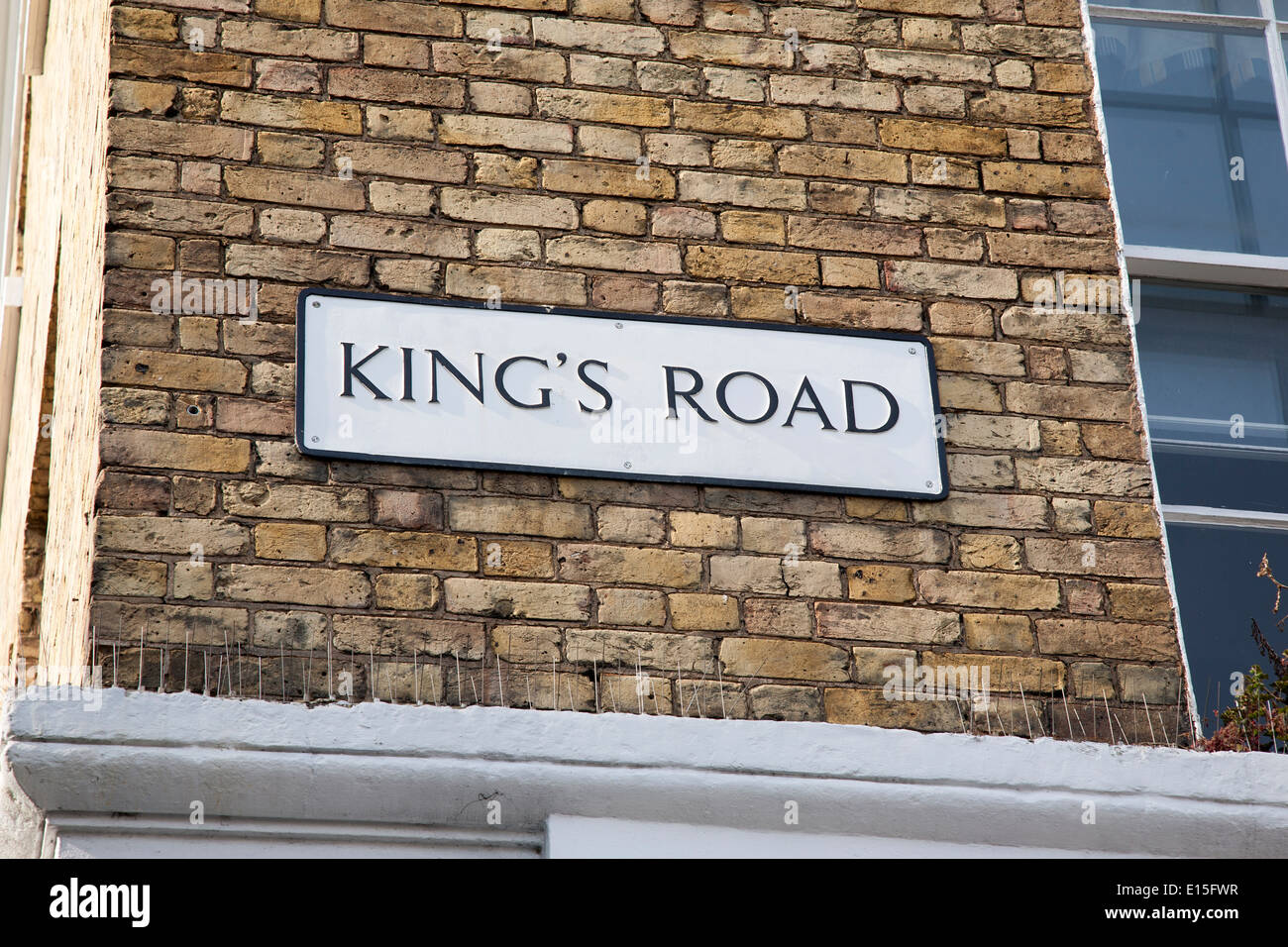 Kings Road Street Sign; Chelsea; London; England; UK Stock Photo - Alamy