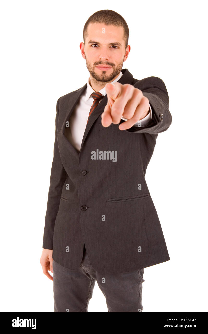 Man pointing isolated Cut Out Stock Images & Pictures - Alamy