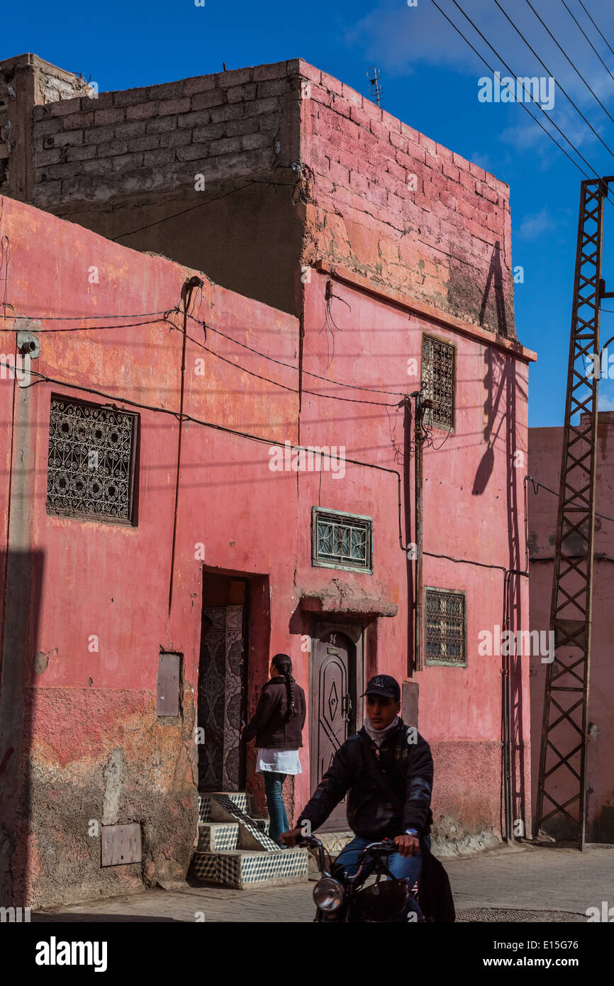 Street scene in the Medina of Marrakech, Morocco Stock Photo - Alamy