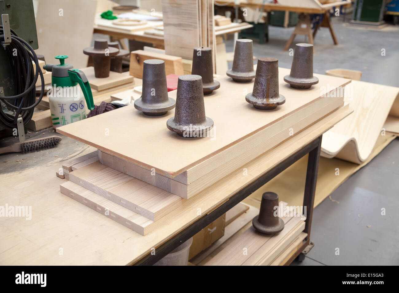 Cars being assembled by hand using Ash wood and Aluminium on the ...