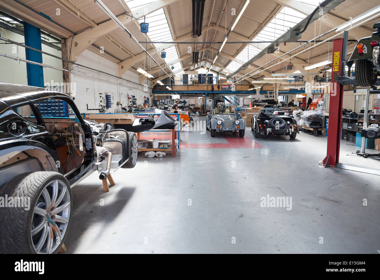 Cars being assembled by hand using Ash wood and Aluminium on the ...