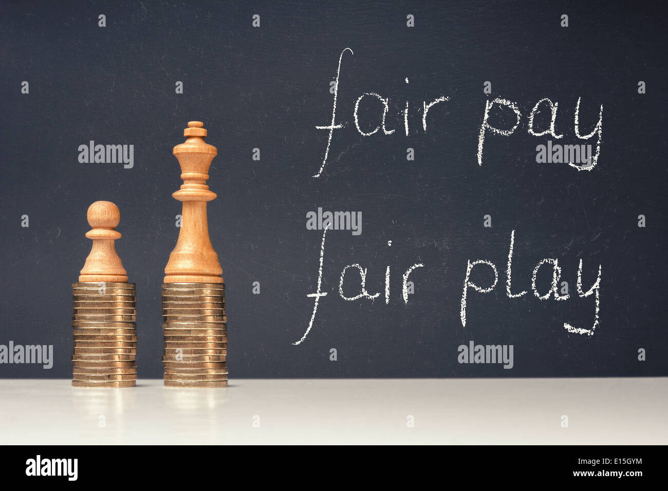 Income differences between rich and poor Stock Photo - Alamy