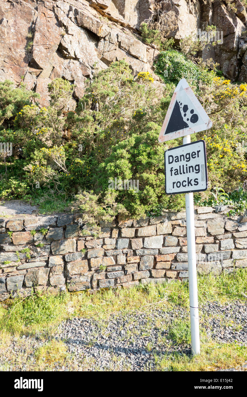 Danger Of Falling Rocks High Resolution Stock Photography and Images ...