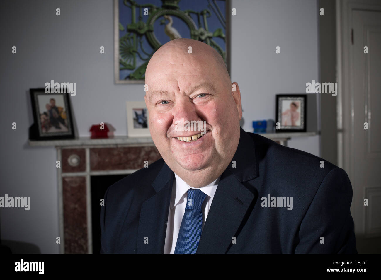 The Mayor of Liverpool, Joe Anderson, pictured in his office at the ...