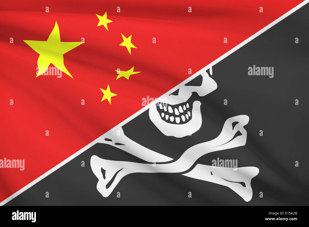 Chinese pirate flag hi-res stock photography and images - Alamy