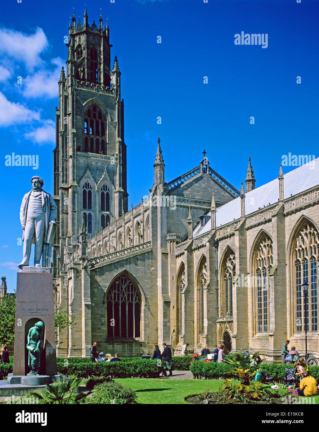 The Boston stump or St Botolph's church,Boston Stock Photo - Alamy
