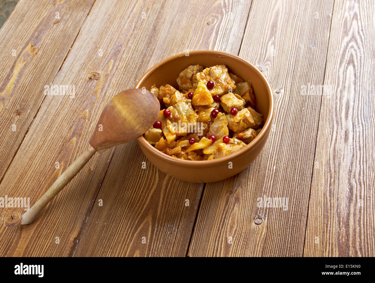 Bigos - traditional meat and cabbage stew typical of Polish, Lithuanian ...