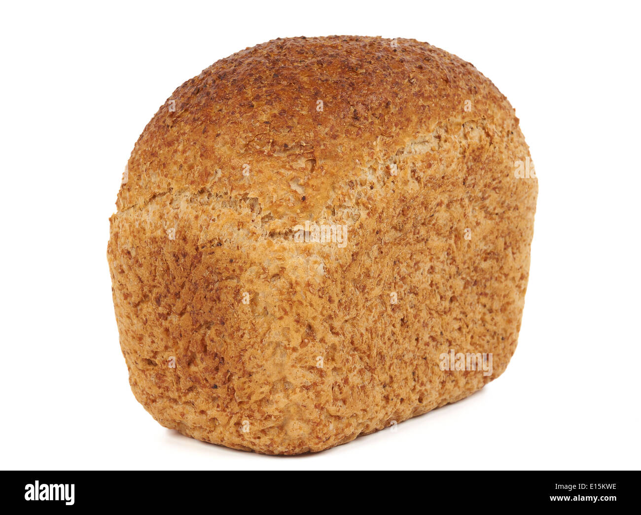 One loaf of grain bread isolated on white background Stock Photo - Alamy