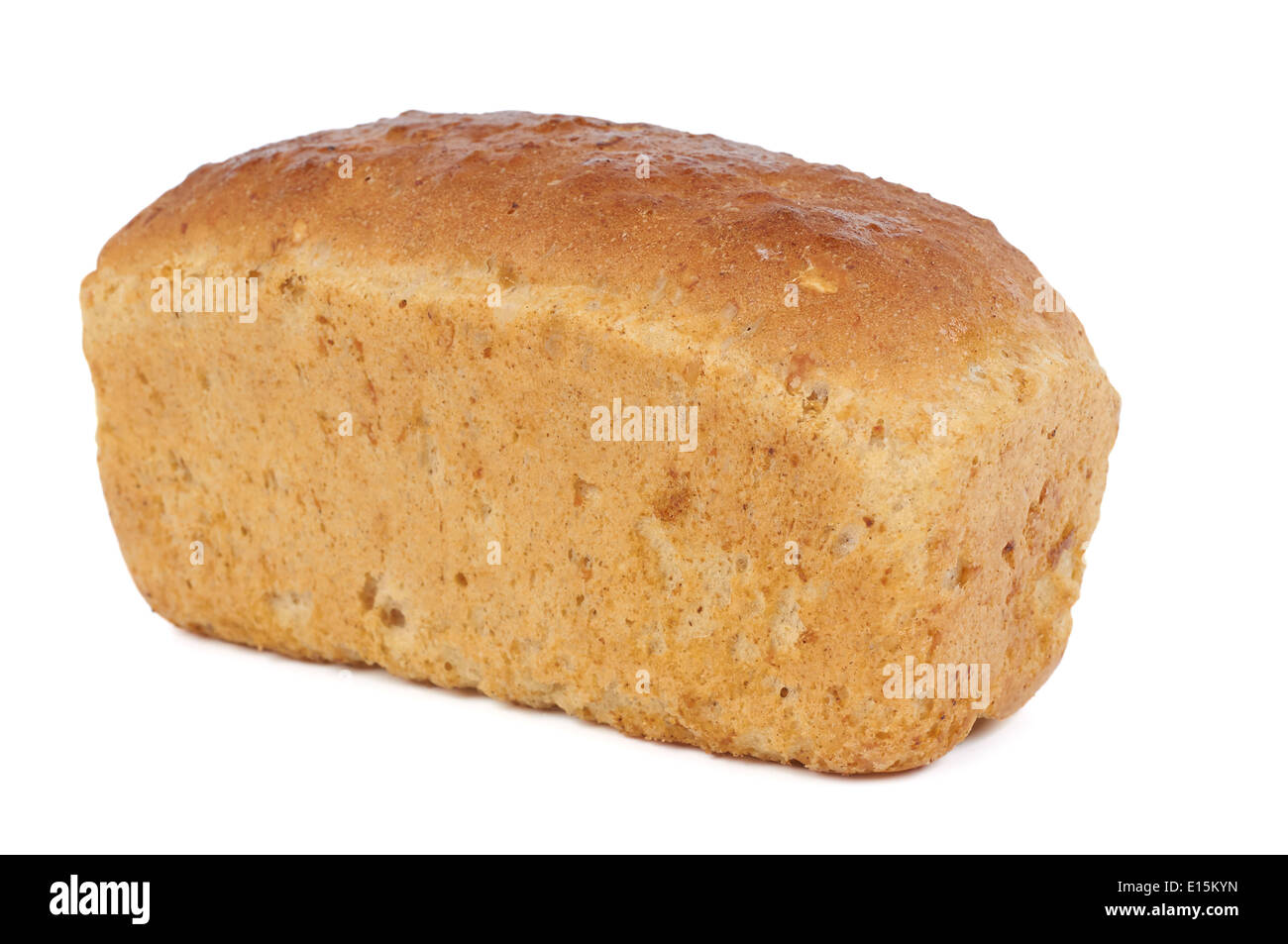 Bread with oat-flakes isolated on white background Stock Photo - Alamy