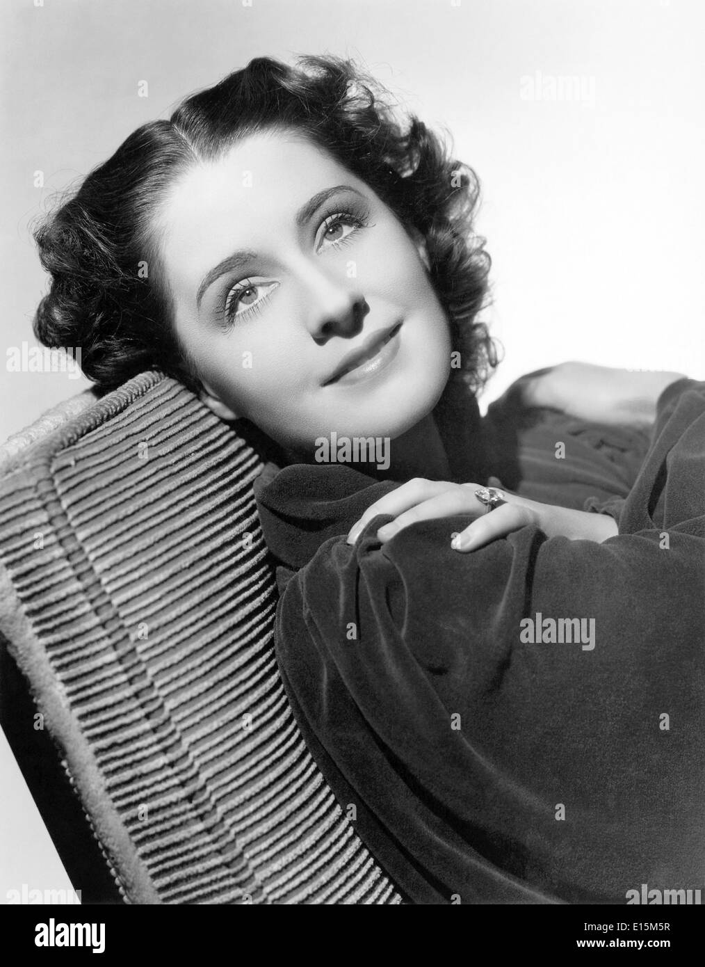 NORMA SHEARER (1902-1983) Canadian film actress about 1940 Stock Photo ...