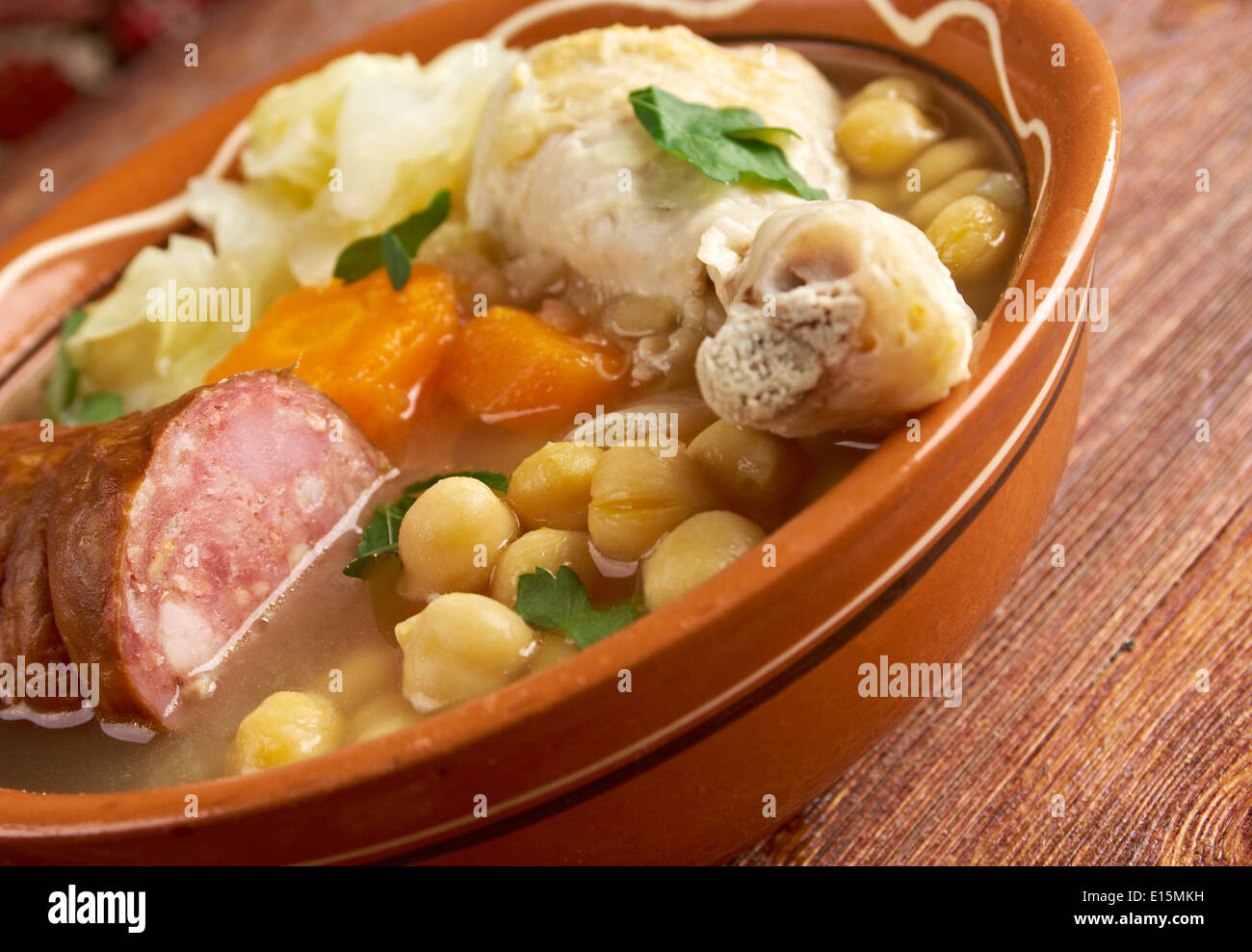 "Cocido " Madrilene Stew. particularly in the central and northern ...