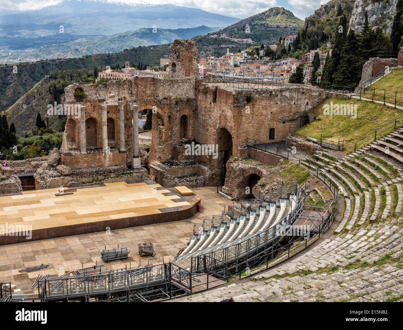 Taormina Amphitheatre Etna High Resolution Stock Photography and Images - Alamy