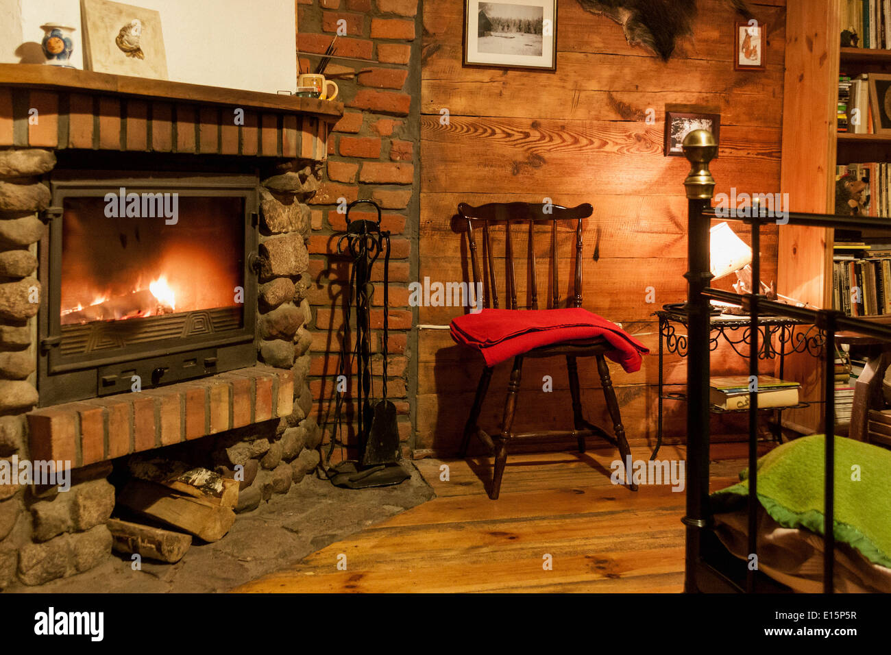 Forester's house in near Bujaki village, Poland Stock Photo - Alamy