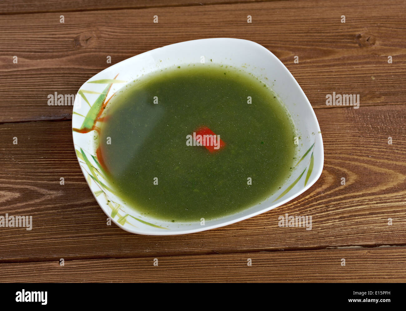 Mulukhiyah a vegetable in Middle Eastern and North African cuisine.used ...