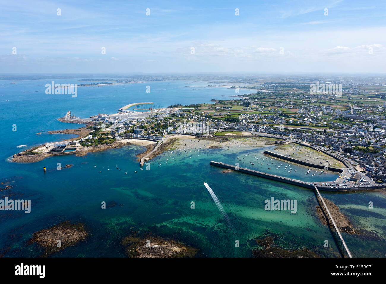 Roscoff aerial view hi-res stock photography and images - Alamy