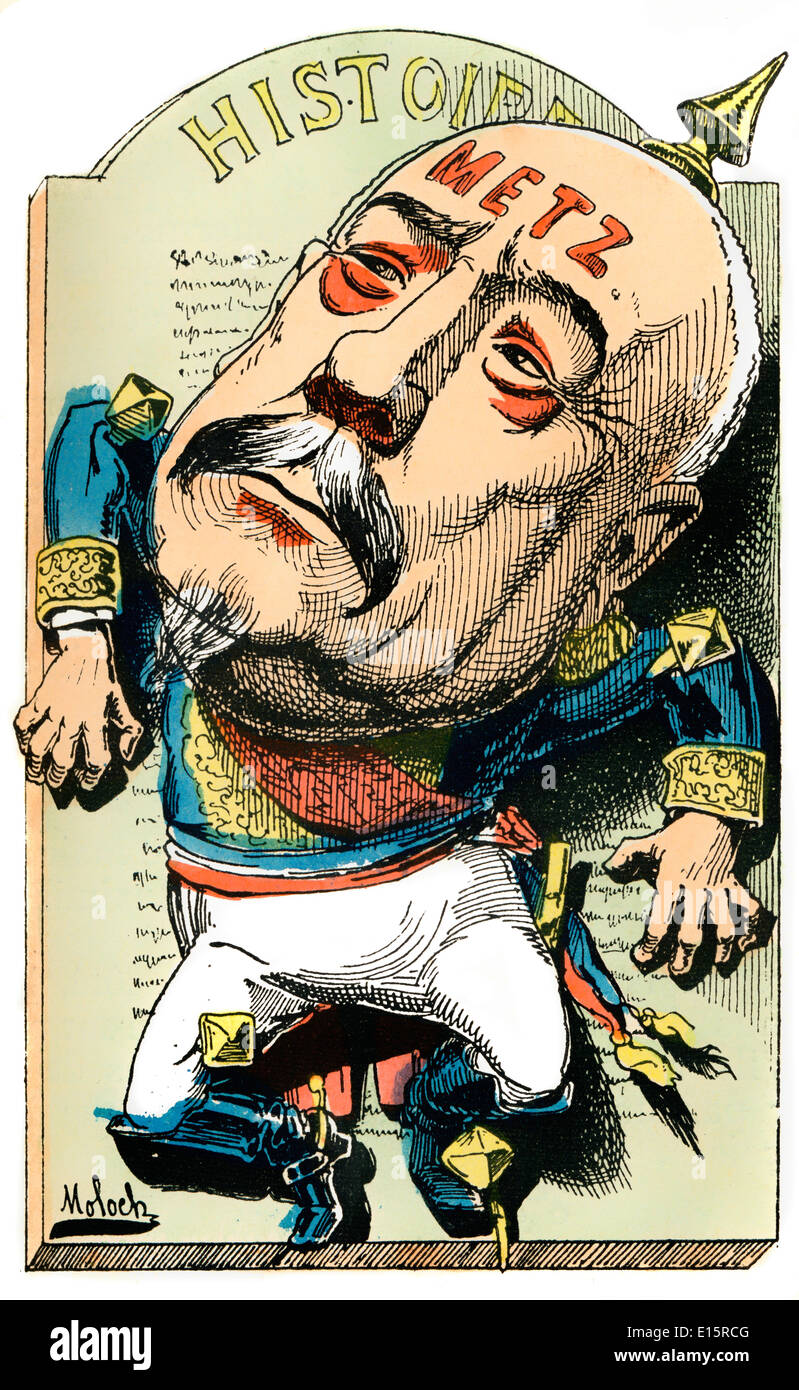 French caricature franco german war hi-res stock photography and images ...