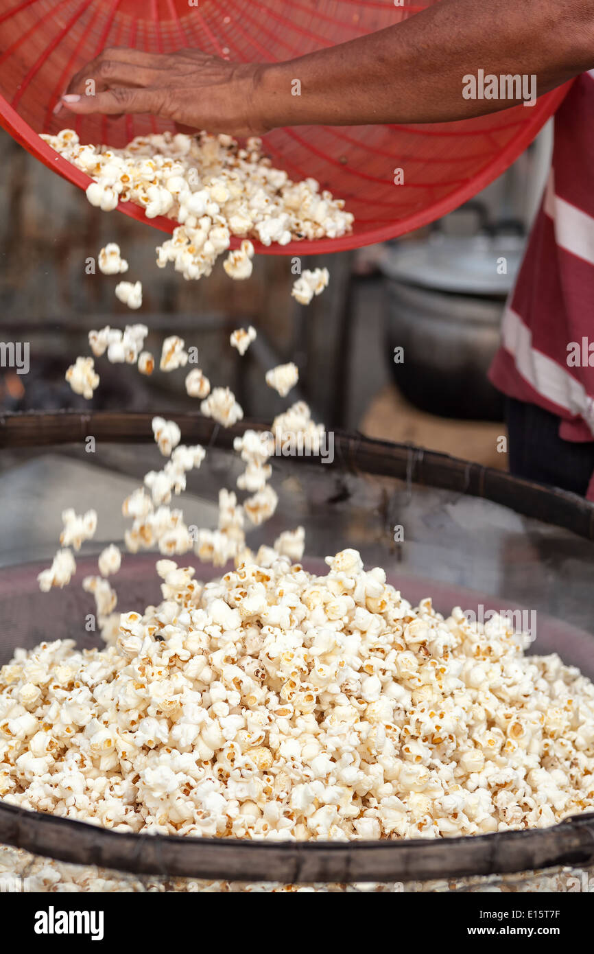 Pop corn at street food asia Stock Photo - Alamy