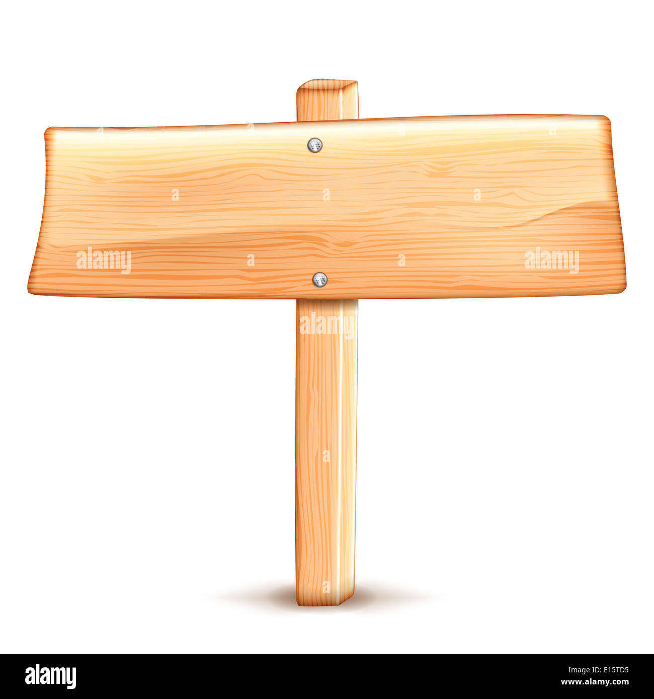 Wooden post arrow sign Cut Out Stock Images & Pictures - Alamy