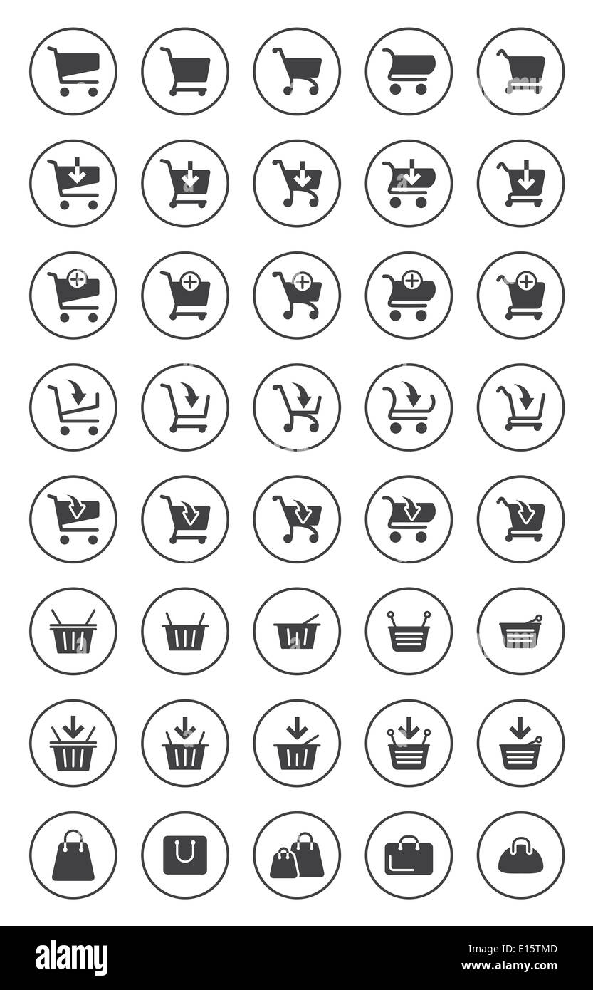 Online shopping box Black and White Stock Photos & Images - Alamy