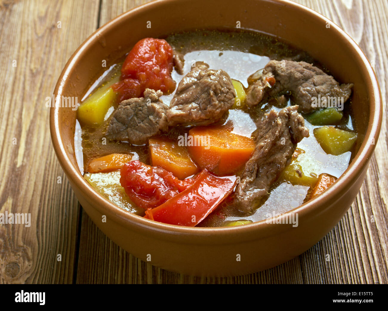 Old fashioned beef stew .homemade American beef stew.country cuisine ...