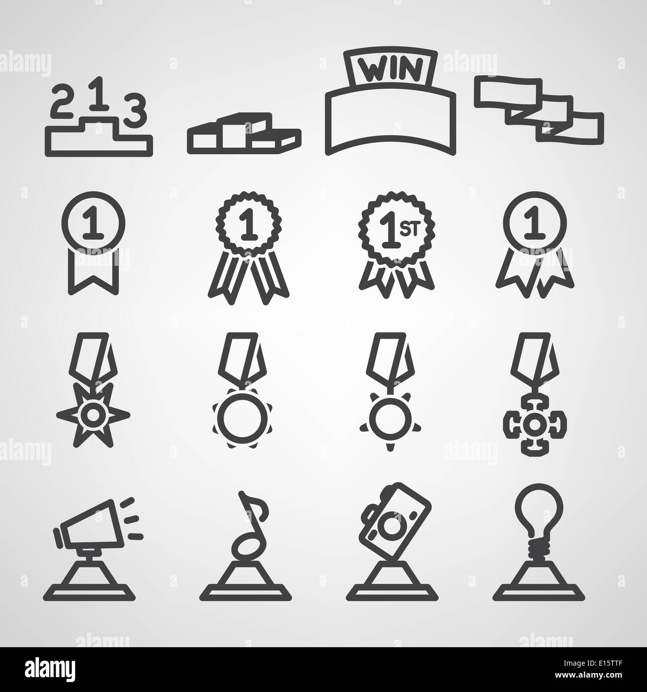 Cup awards Black and White Stock Photos & Images - Alamy