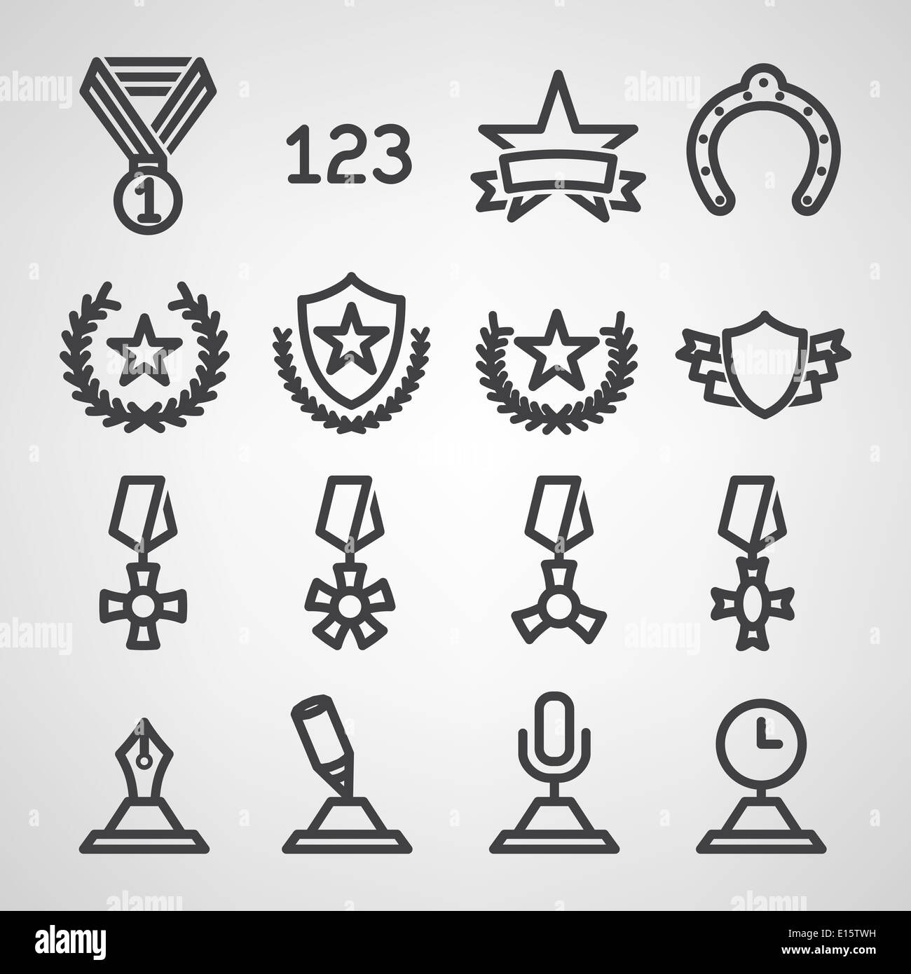 Award cup trophy hand Black and White Stock Photos & Images - Alamy