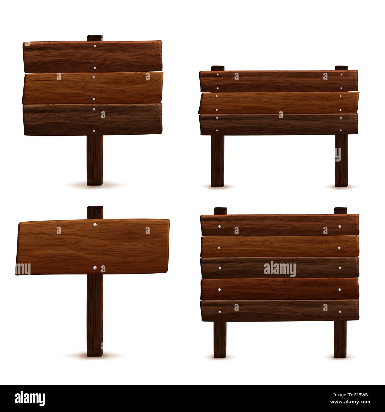 wooden road sign Stock Photo - Alamy