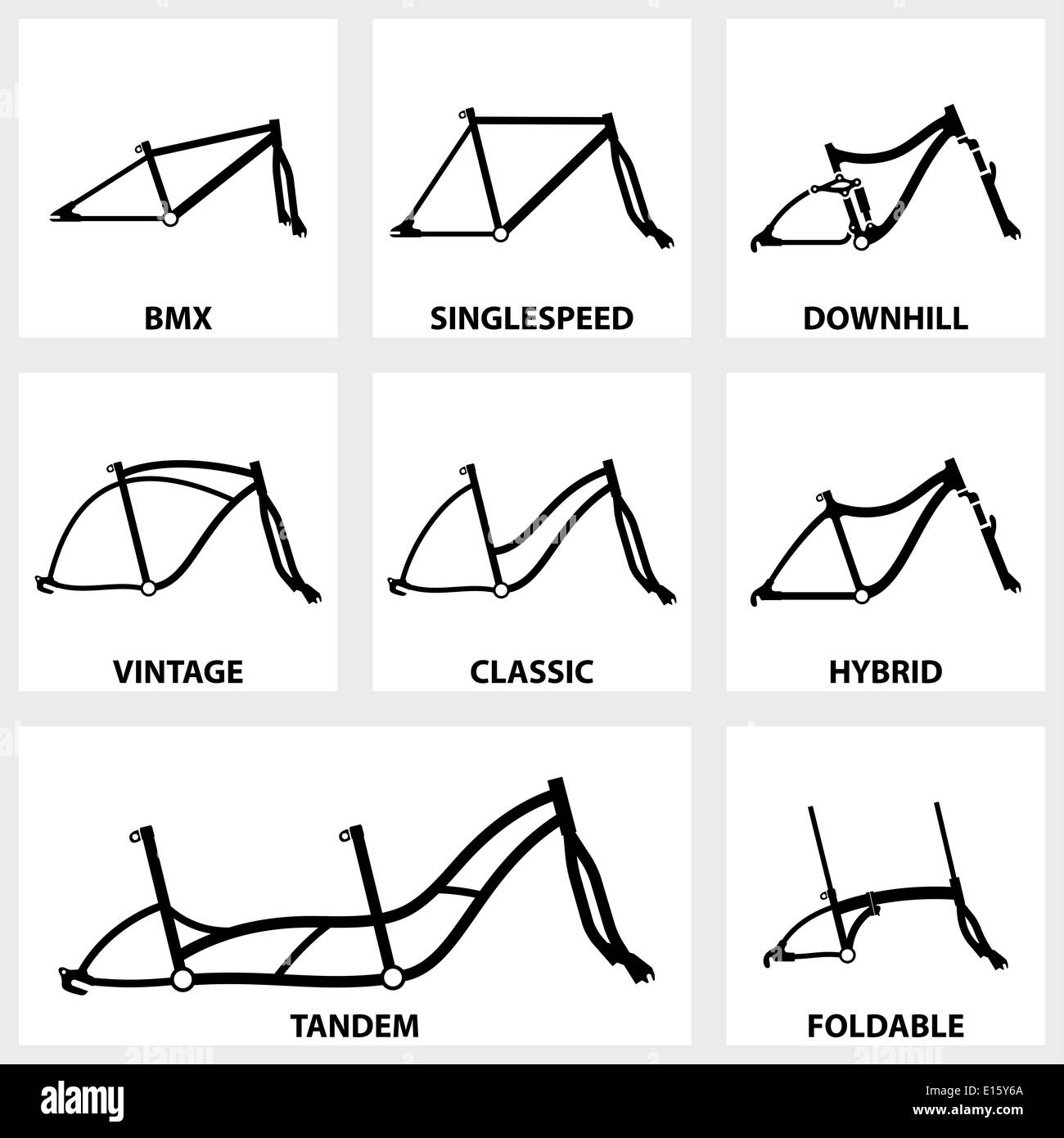 Side By Side Tandem Bicycle High Resolution Stock Photography and ...