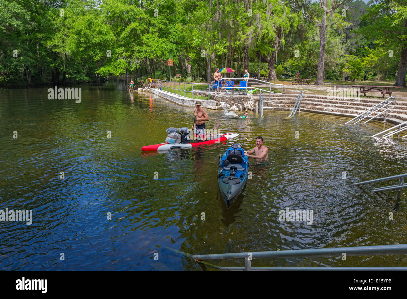 Poe Springs Park near High Springs Florida Stock Photo - Alamy