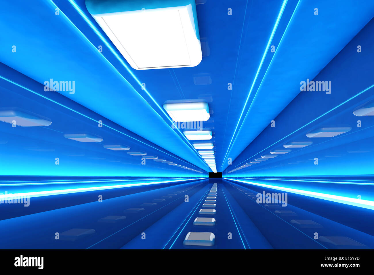 An architecture interior of a tunnel Stock Photo - Alamy