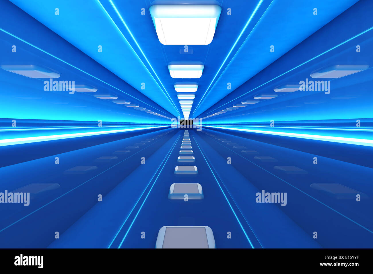 An architecture interior of a tunnel Stock Photo - Alamy