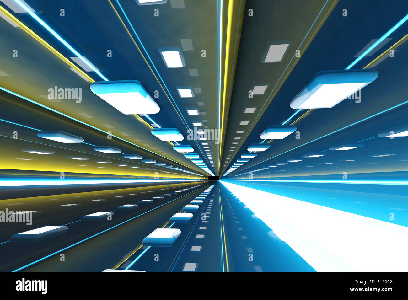 An architecture interior of a tunnel Stock Photo - Alamy