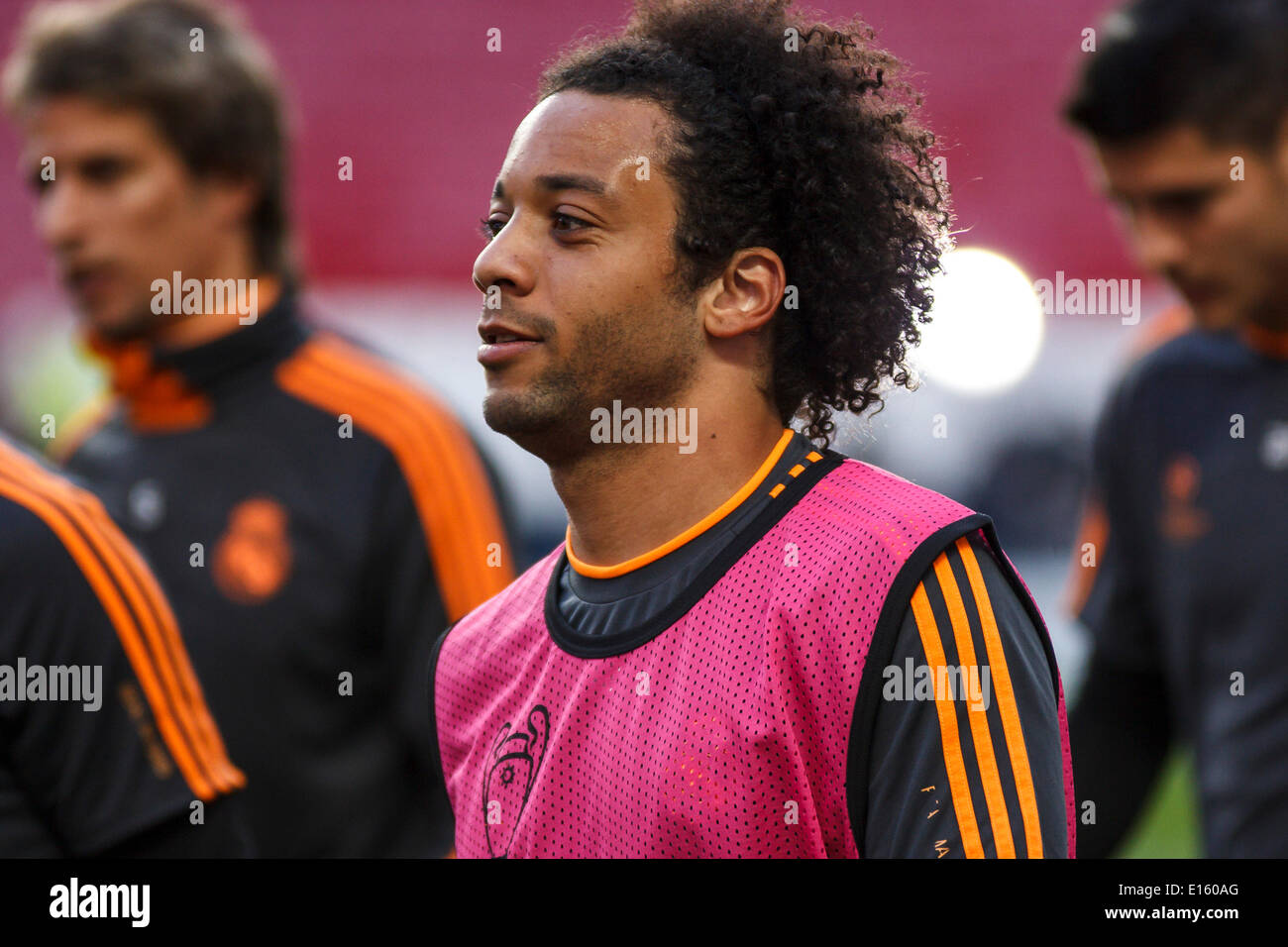 Real madrid training marcelo hi-res stock photography and images - Alamy